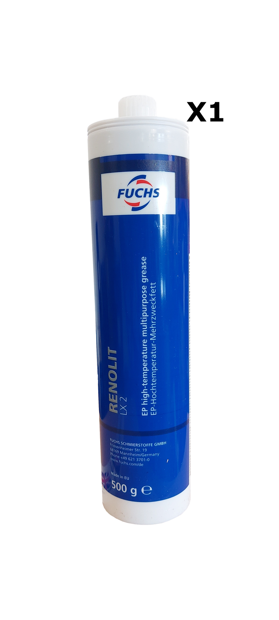 Fuchs Renolit LX 2 Complex EP 2 Grease - 500g Cartridges | LRT ...