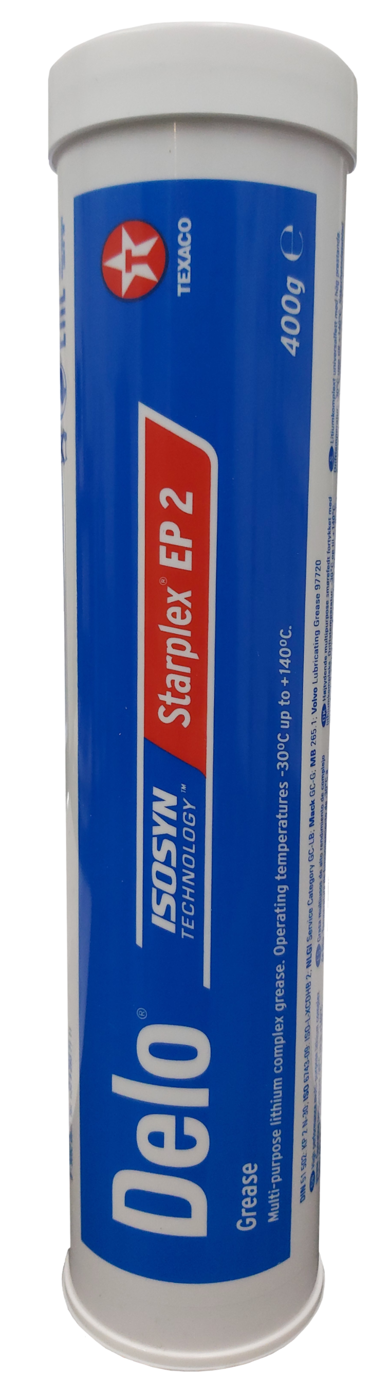 Texaco Delo Starplex EP 2 Red Lithium Complex Grease - 400g x 24 – LRT ...
