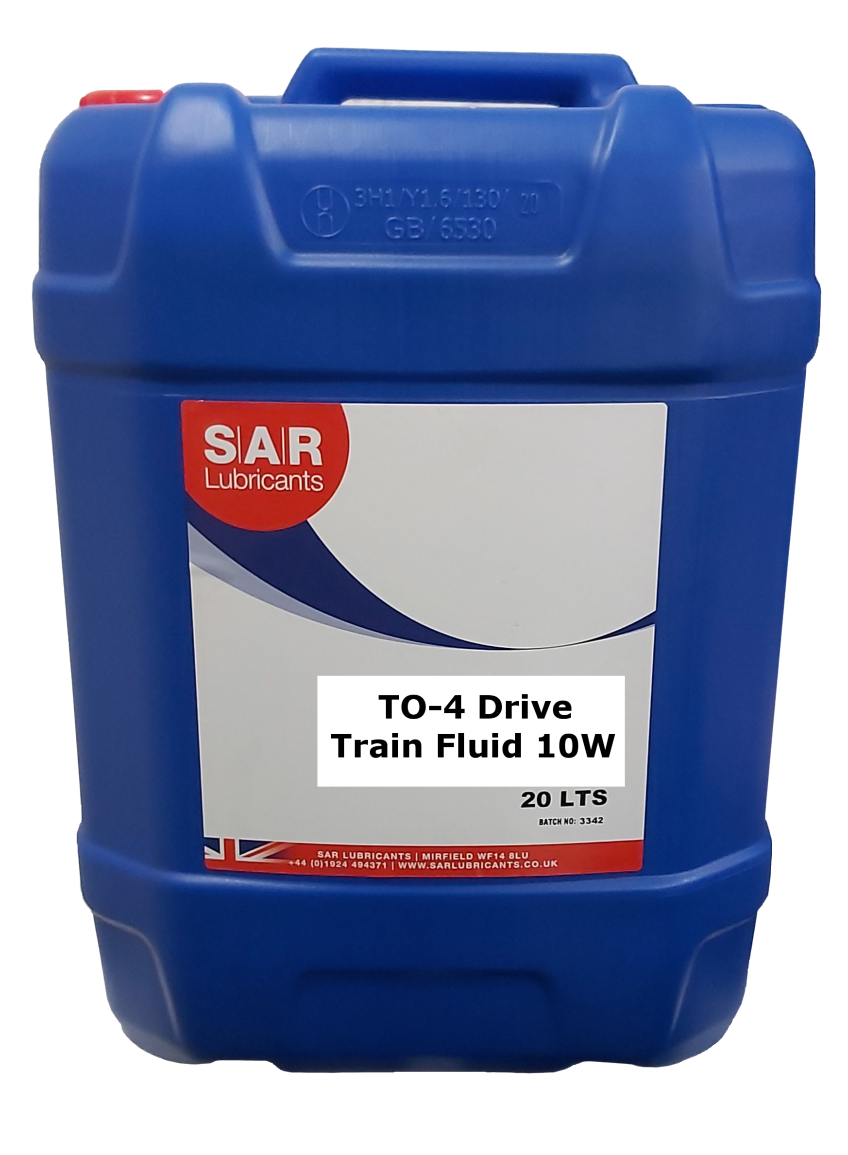 SAR Lubricants TO-4 10W Drive Train Fluid - 20 Litres – LRT Lubricants